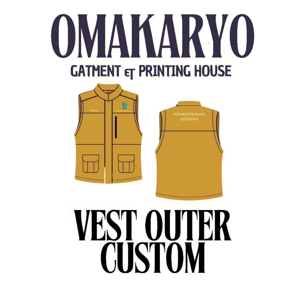Jual ROMPI KKN MAHASISWA | VEST OUTER | ROMPI LAPANGAN CUSTOM | Shopee ...