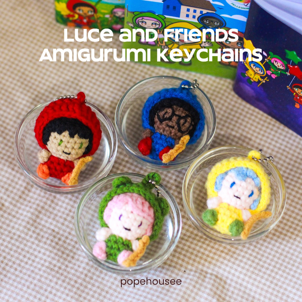 Jual Luce Amigurumi Keychain Crochet | Ganci Gantungan Kunci Boneka ...