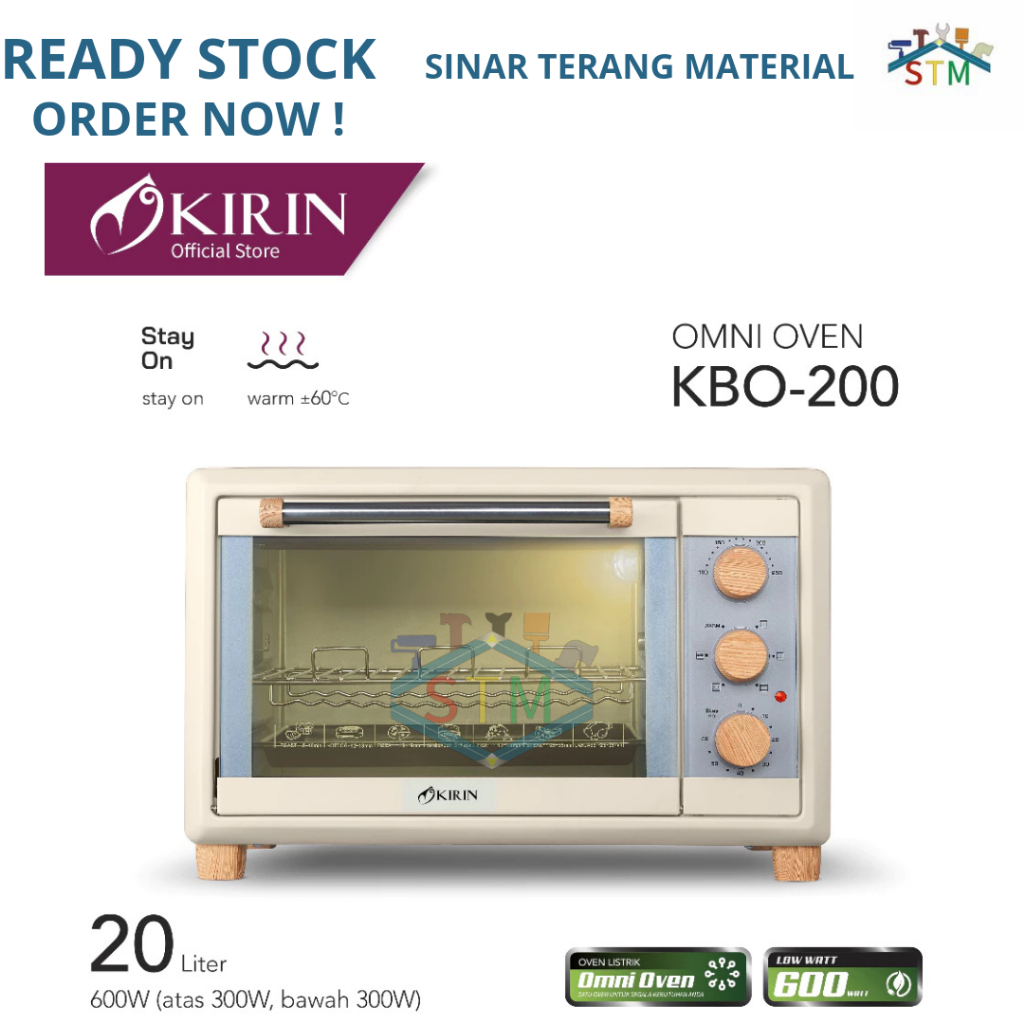 Jual Kirin Oven Omni Listrik 20 Liter KBO-200 KBO200 / KBO200 Low Watt | Shopee Indonesia