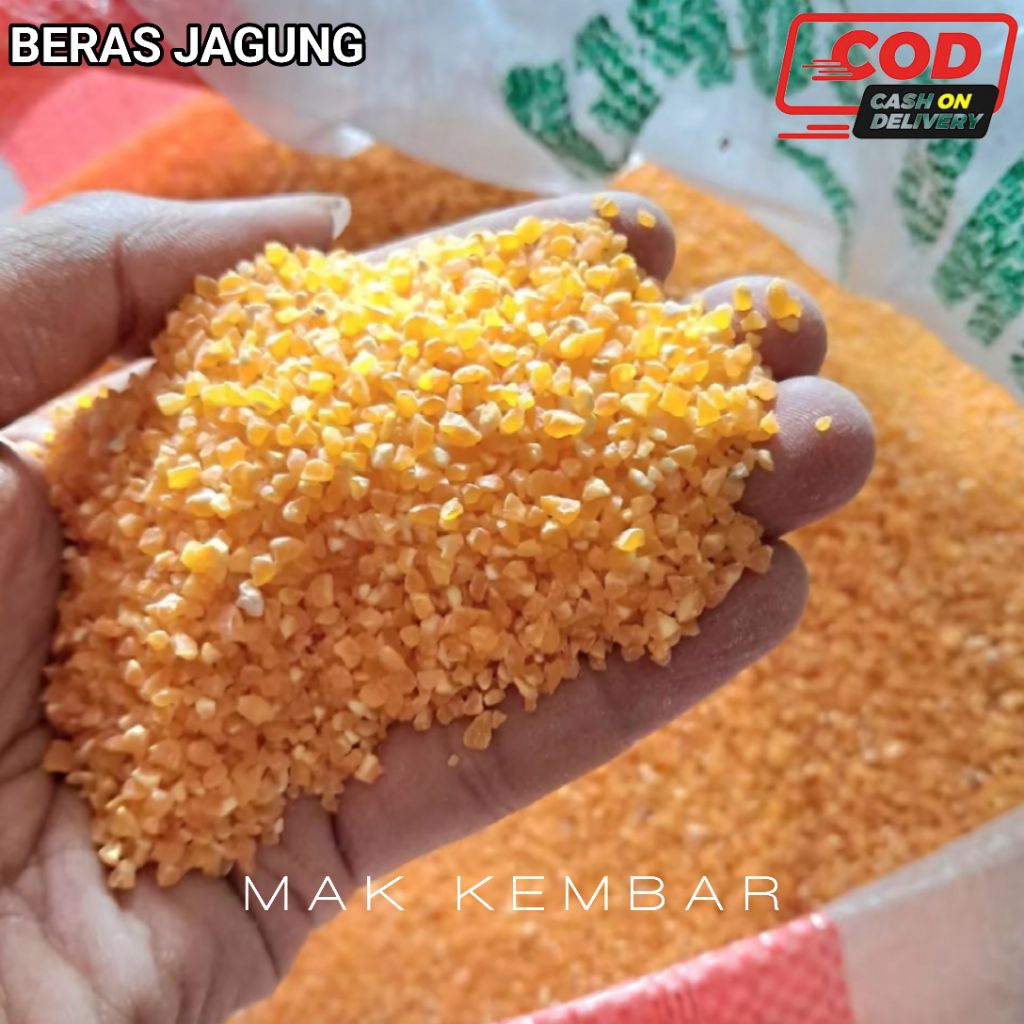 Jual TERMURAH!! Beras Jagung Super Pilihan Berasan Jagung Rendah Gula ...