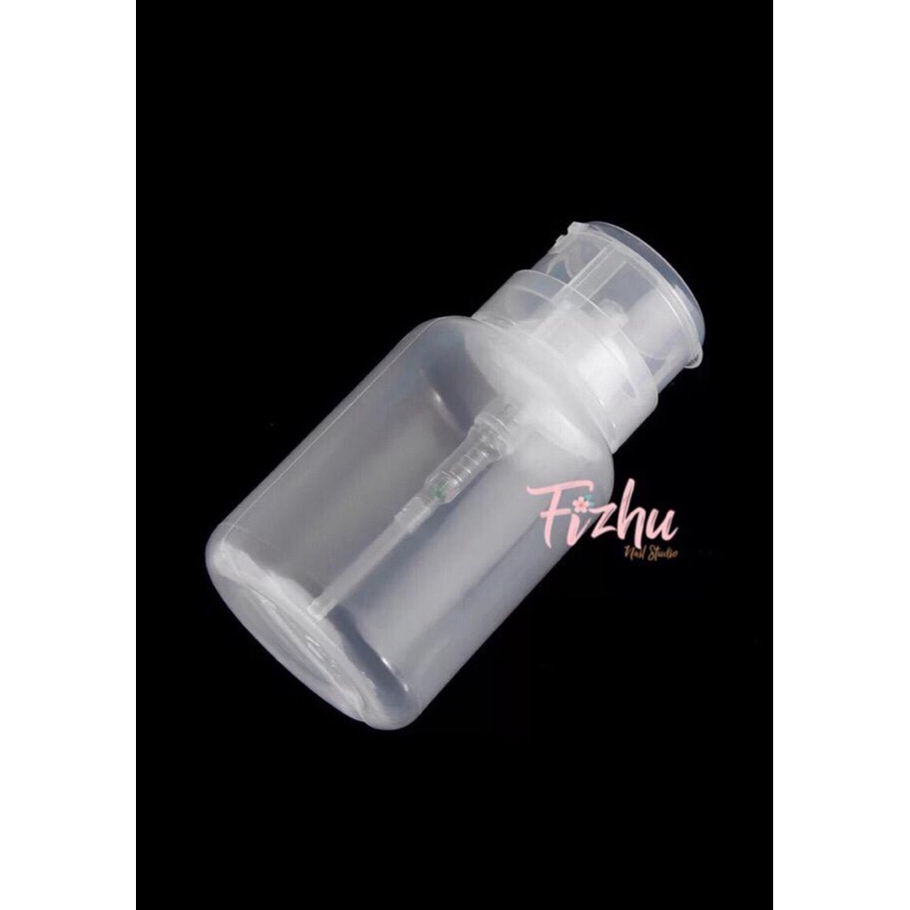 Jual botol aceton pump / botol pump / botol plastik / botol pompa 200ml ...
