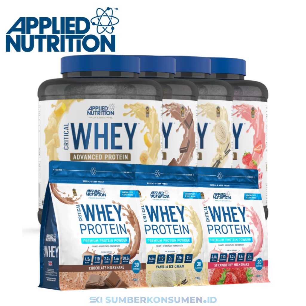 Jual Applied Nutrition Critical Whey Protein Powder Isolate ...