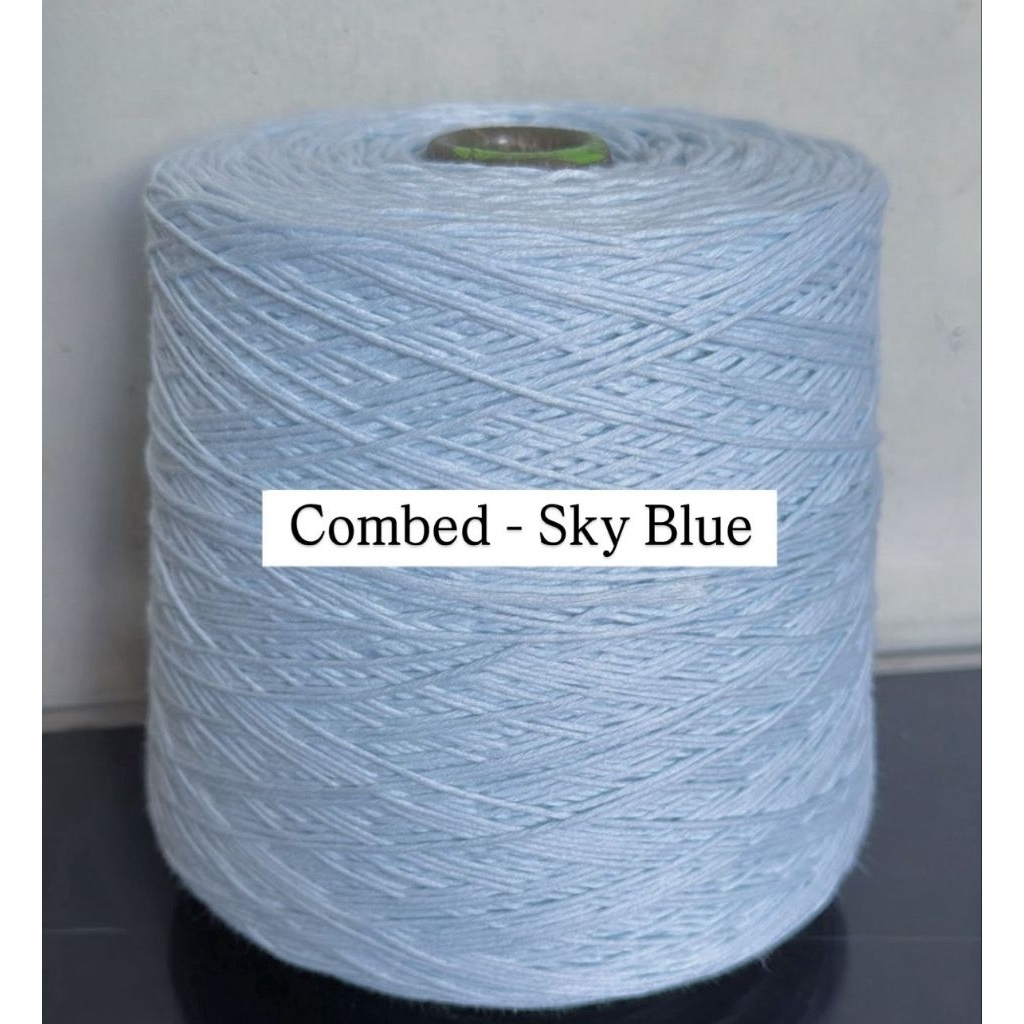 Jual Benang Katun Solid Polos Combed - Cotton Combed Yarn - Wearable ...