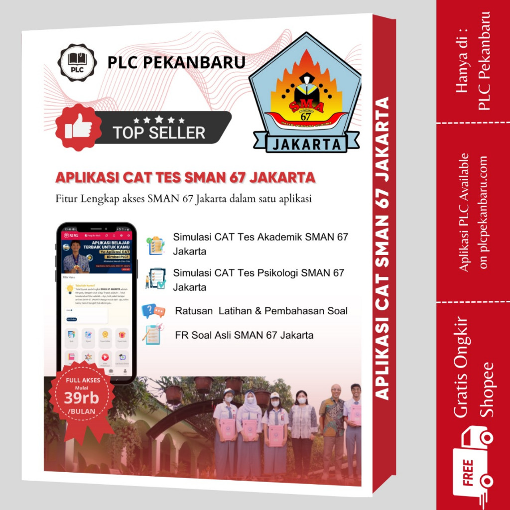 Jual Aplikasi Cat Tes SMAN 67 JAKARTA 2025 Tryout SMAN 67 JAKARTA Akun ...