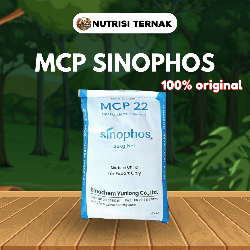 Jual SINOPHOS Monokalsium fosfat (MCP) 1kg Meningkatkan metabolisme ...