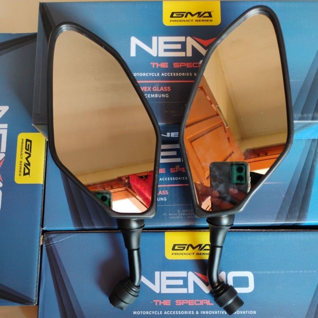 Jual Spion Nemo Xmax Bubut 3 Jari Tangkai Pendek Style Plat KT ...