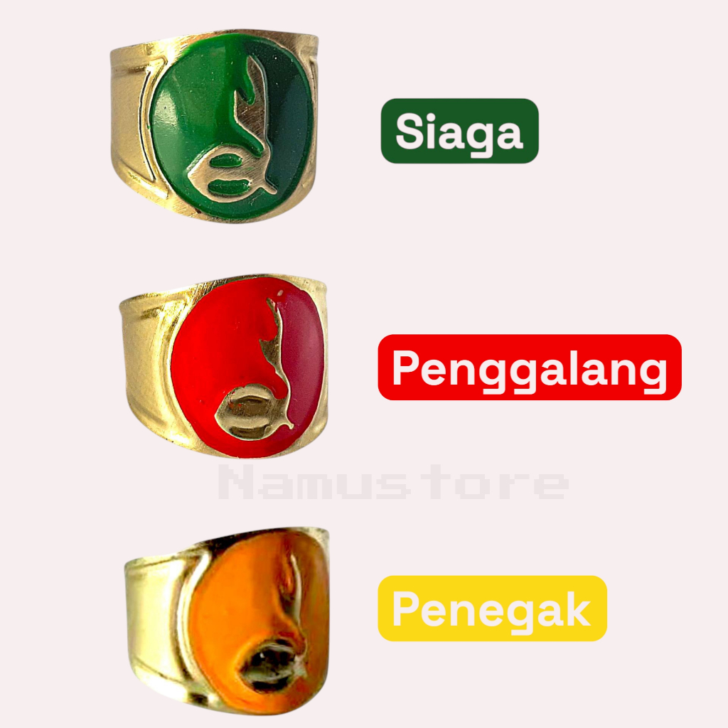 Jual HARGA ECER Ring Cincin Penjepit Kacu Dasi Hasduk Pramuka SD SMP ...