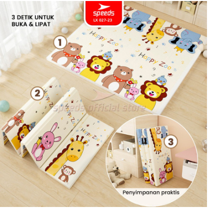 Jual DISKON SPEEDS Karpet Matras Playmat Bayi Lipat Anak Foldable 10mm ...