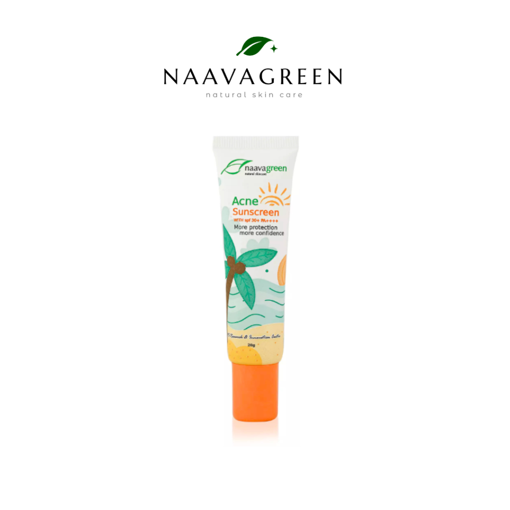 Jual Naavagreen Sunscreen Acne SPF 30 PA++++ & Aftersun - Perlindungan ...
