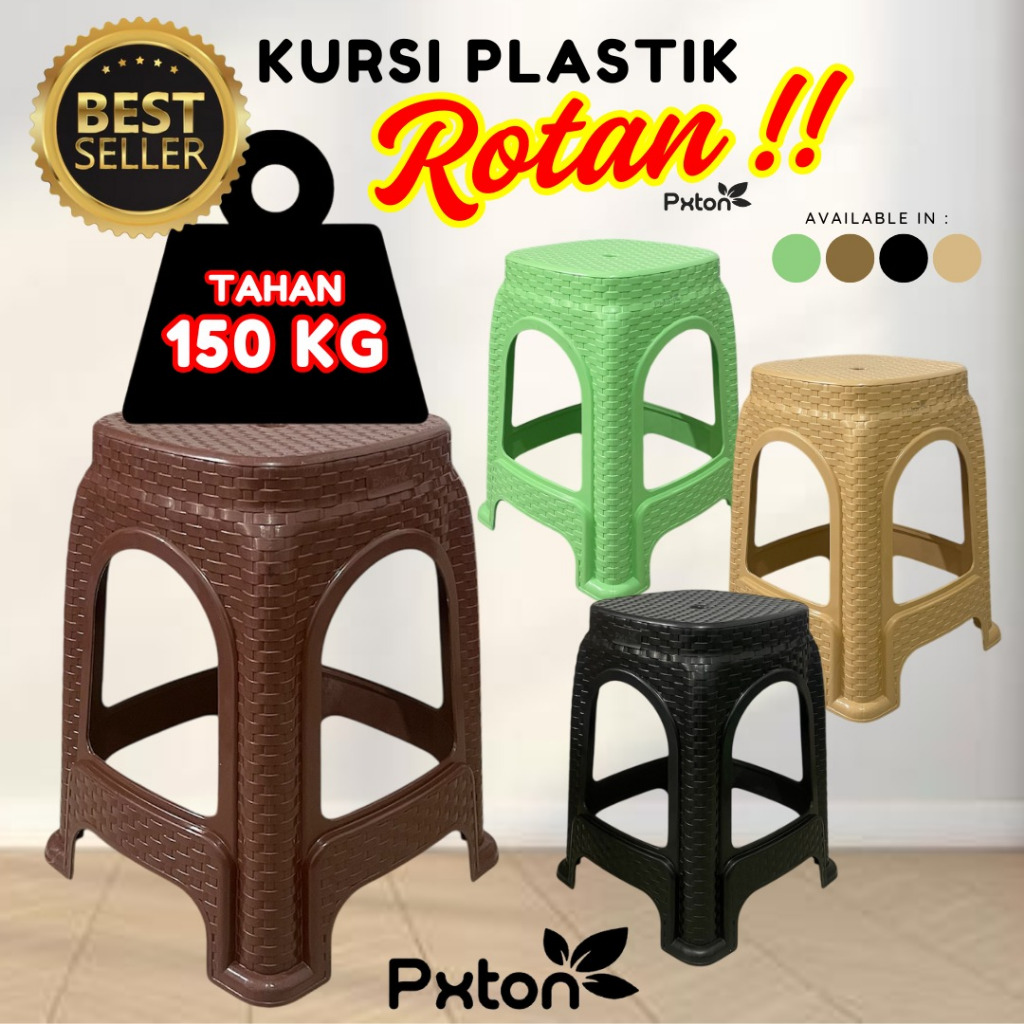 Jual Kursi Plastik Rotan Motif Anyam / Kursi Bakso / Bangku Bakso ...