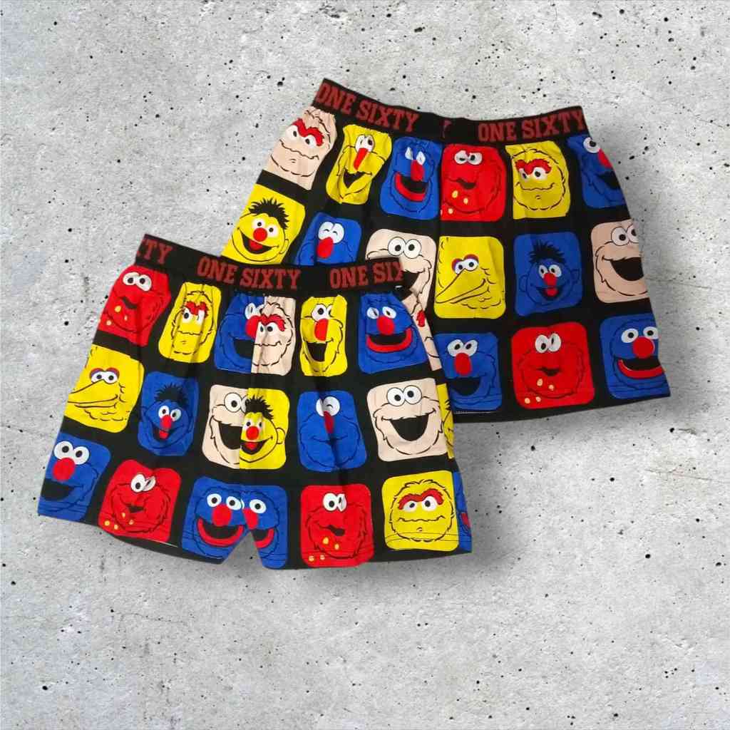 Jual CD atau celana dalam boxer motif karekter SESAME STREET | Shopee ...