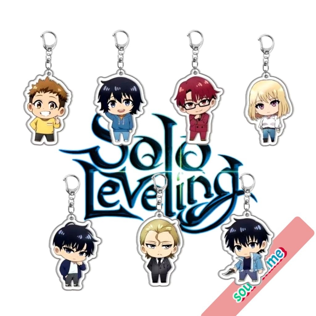 Jual Gantungan Kunci Karakter Anime Solo Leveling Akrilik Bening ...