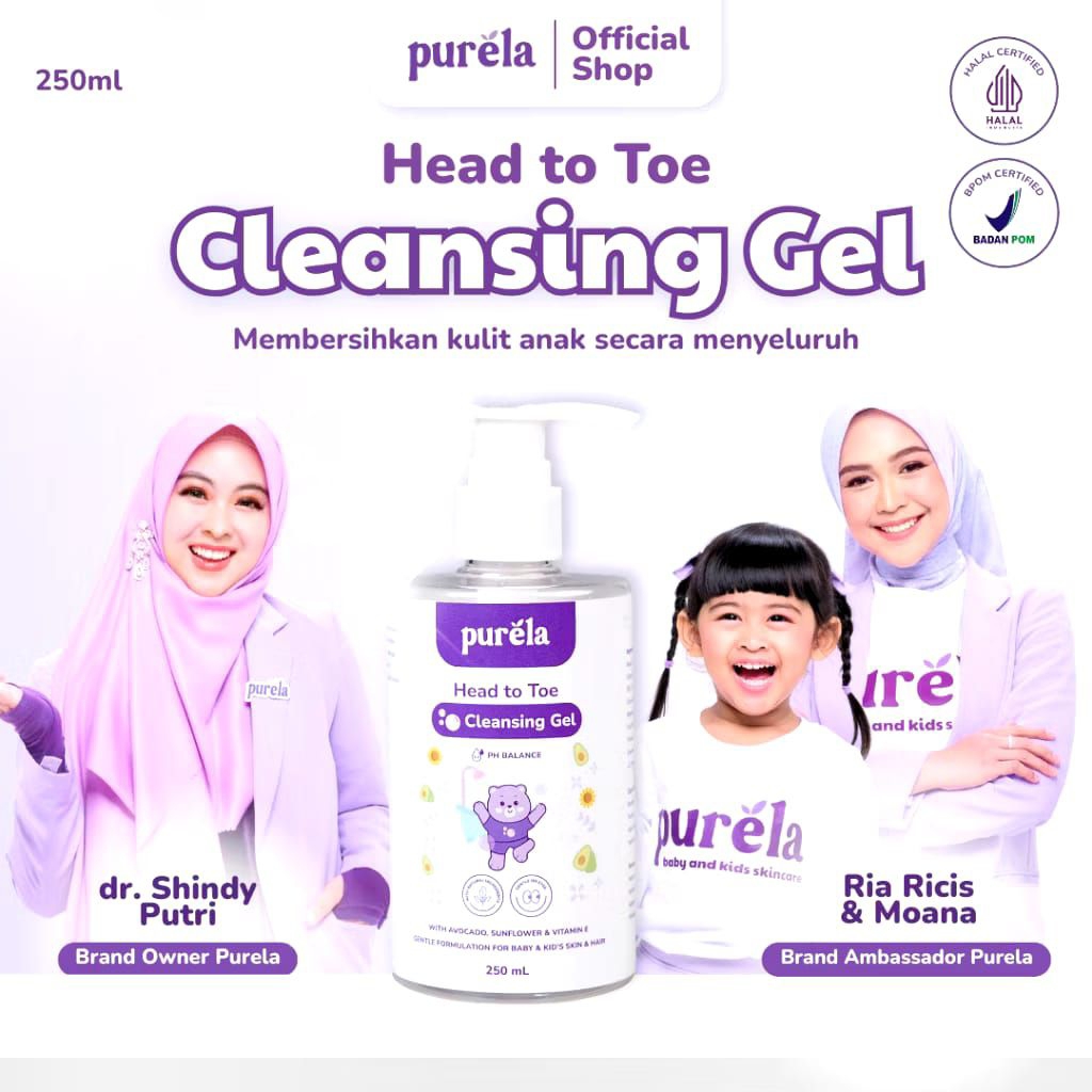 Jual Purela Cleansing Gel (head to toe) | Shopee Indonesia