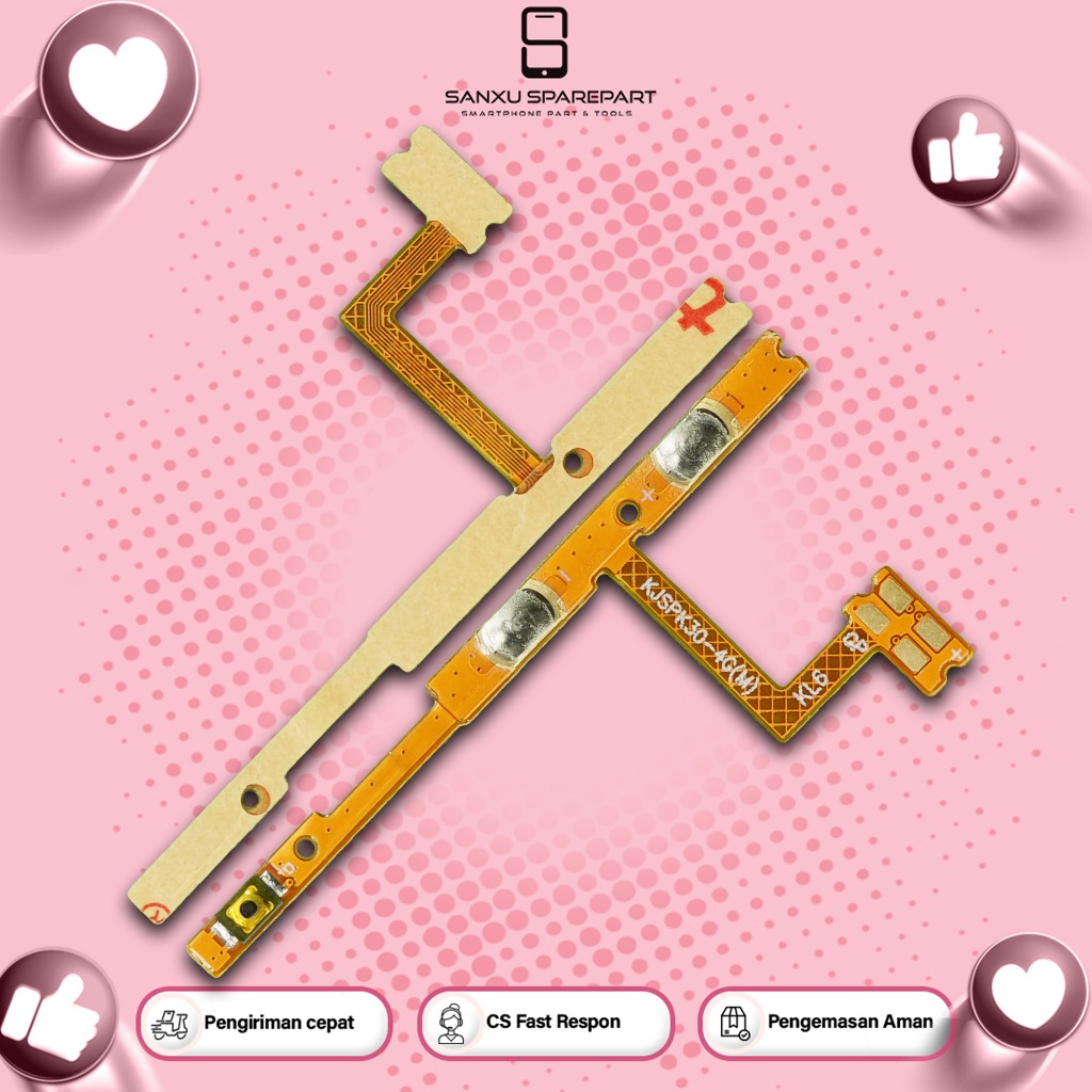 Jual Flexibel On Off Volume Tecno Spark 30 4G / KL6 / Flexible Flex Power On Off Vol | Shopee ...