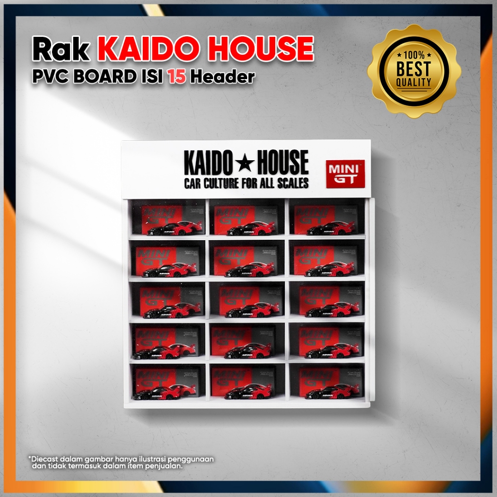 Jual Rak Mini GT Kaido House isi 15 Logo Bahan PVC | Shopee Indonesia