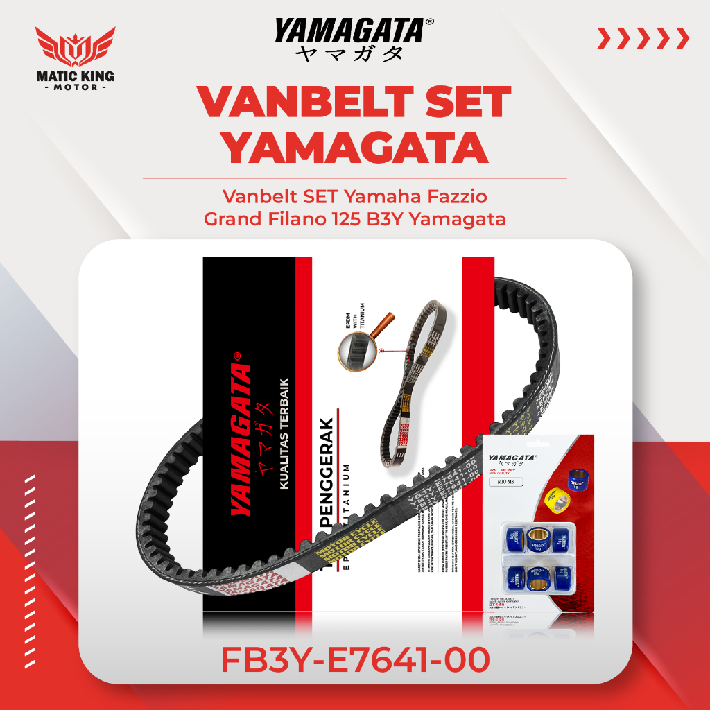 Jual Paket Roller Vanbelt V belt Fanbelt Fazzio Grand Filano 125 Hybrid ...