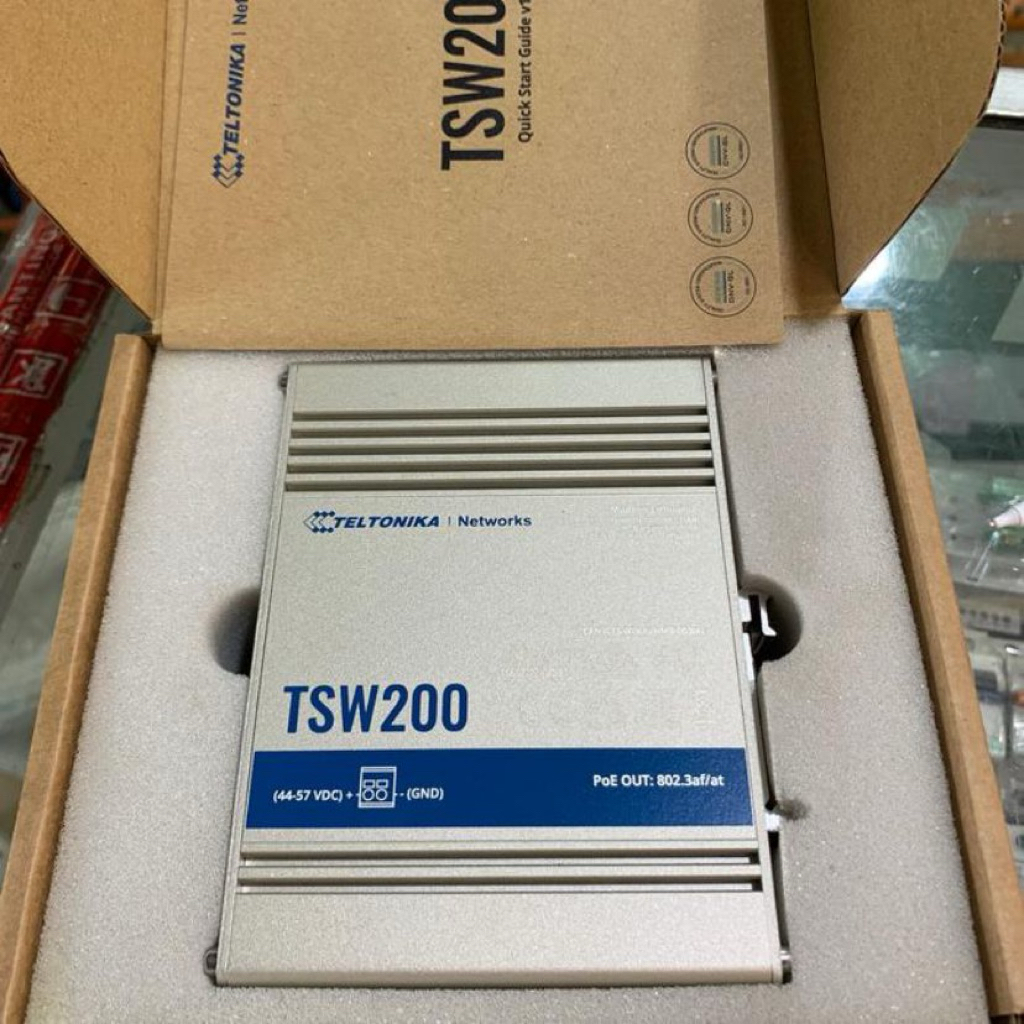 Jual TELTONIKA TSW200 Industrial Unmanaged PoE+Switch | Shopee Indonesia