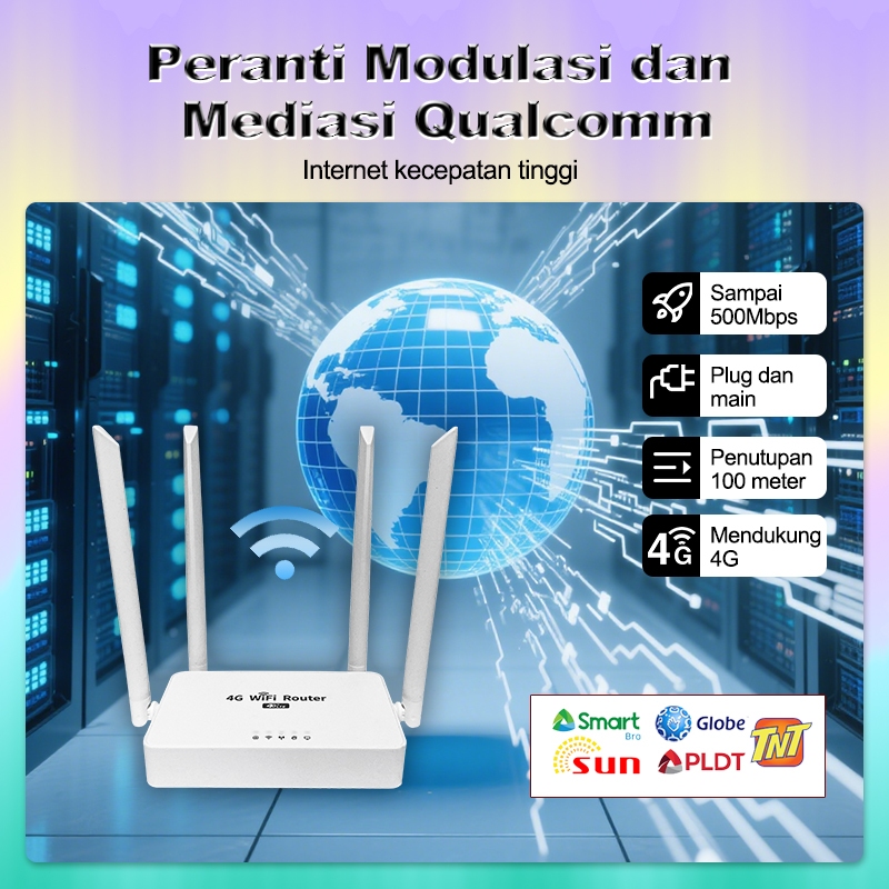 Jual ZBTlink Router LTE 4G Smart Broad Orange Dukungan untuk semua ...