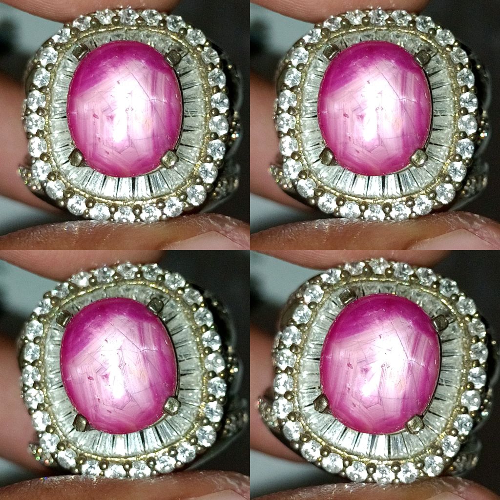 Jual NATURAL STAR RUBY CORUNDUM SERAT SERAT PATWA BIG SIZE | Shopee ...