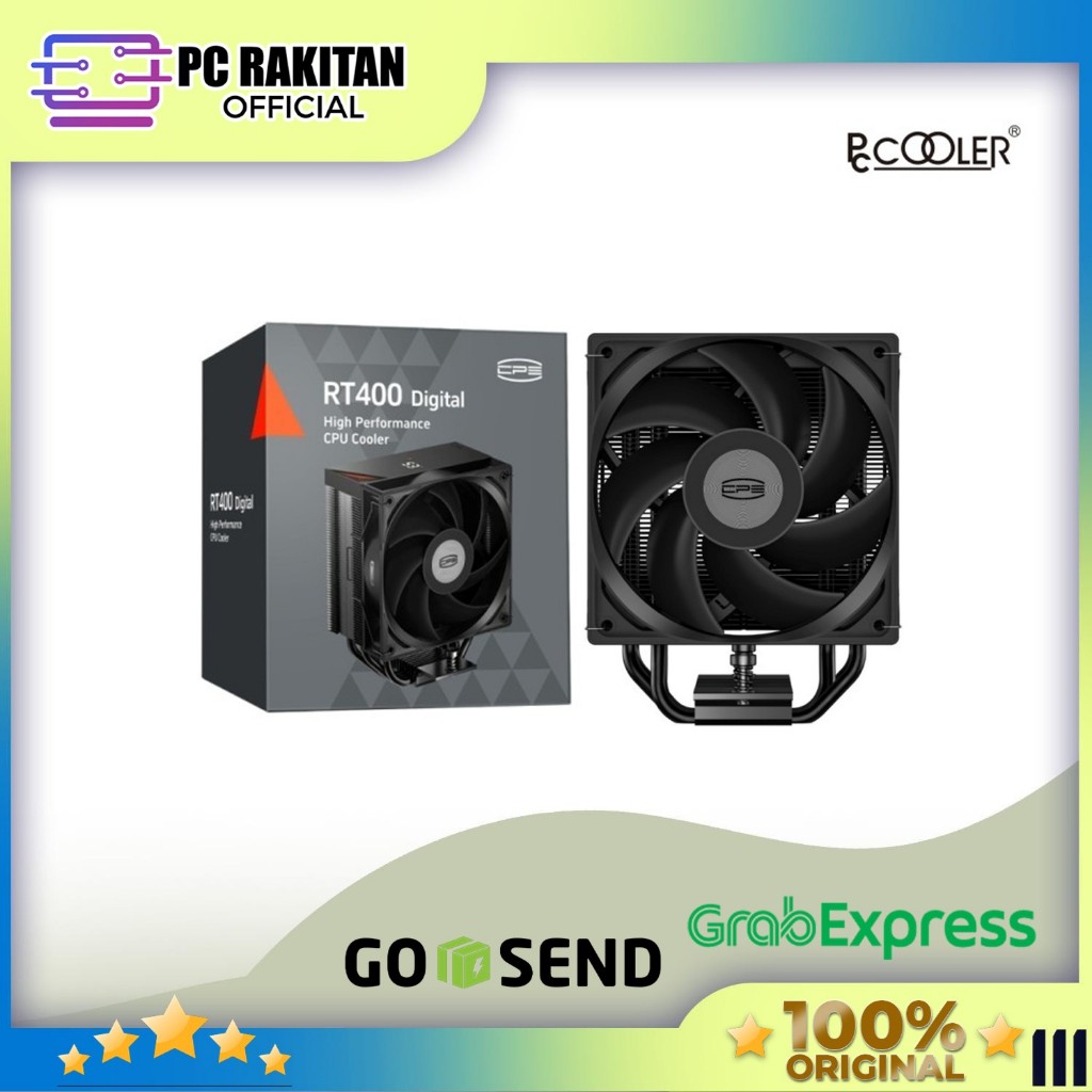 Jual PCCOOLER / PC Cooler RT400 DIGITAL BK - CPU COOLER | Shopee Indonesia