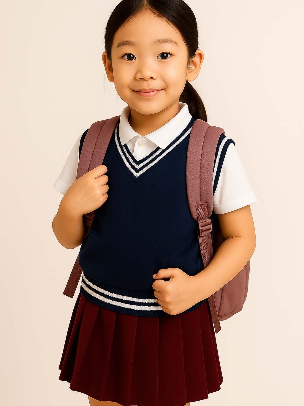 Jual Billwaz - Vest Rompi Rajut Anak SD SMP Korean Style Terbaru Bahan ...