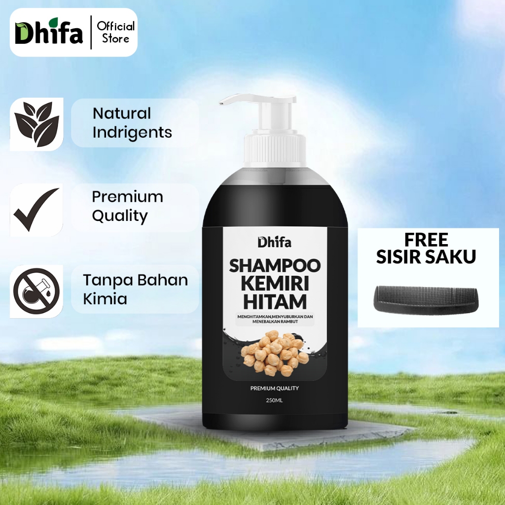 Jual Shampoo Kemiri Hitam Dhifa - Sampo Menebalkan rambut Penumbuh ...