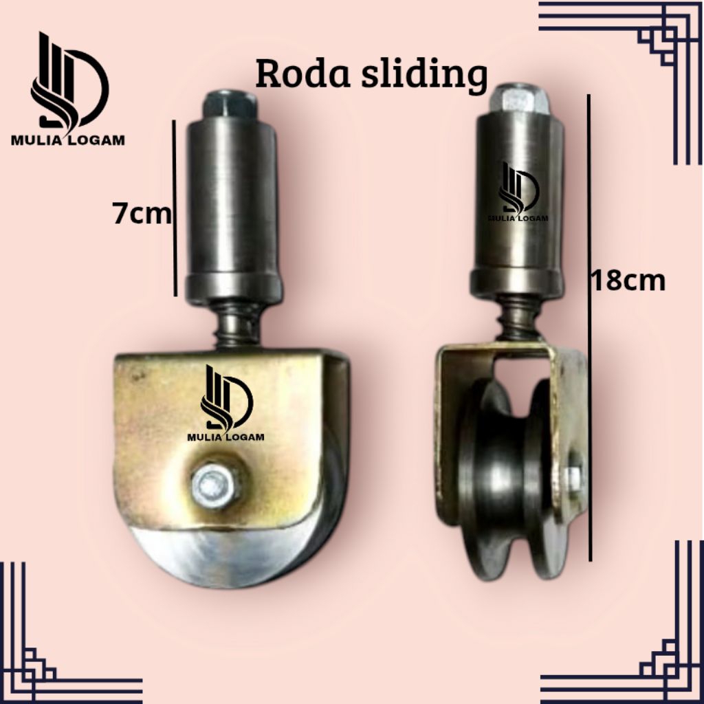 Jual Roda sliding besi bagus ,roda sliding As panjang roda sliding As ...
