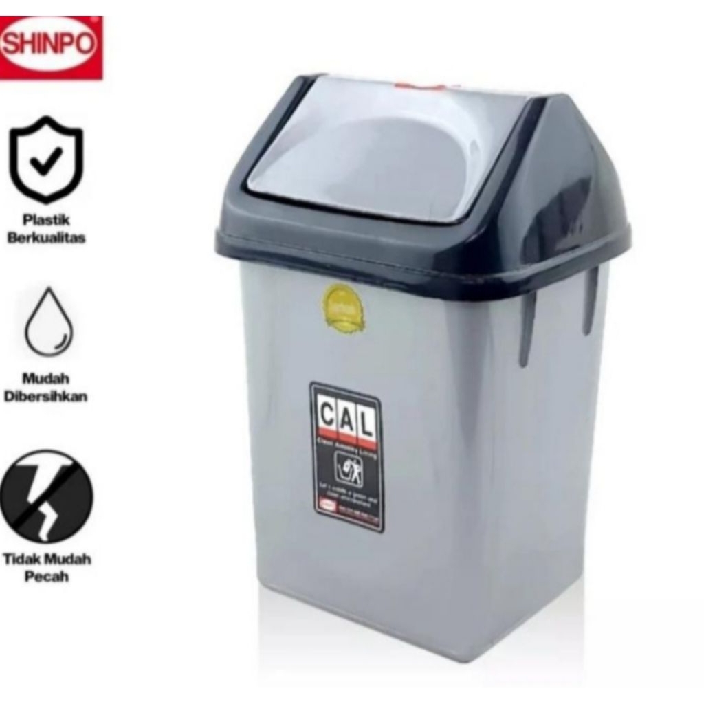 Jual SHINPO SIP-820 XL 25 Liter Tempat Sampah Plastik Tutup Goyang ...