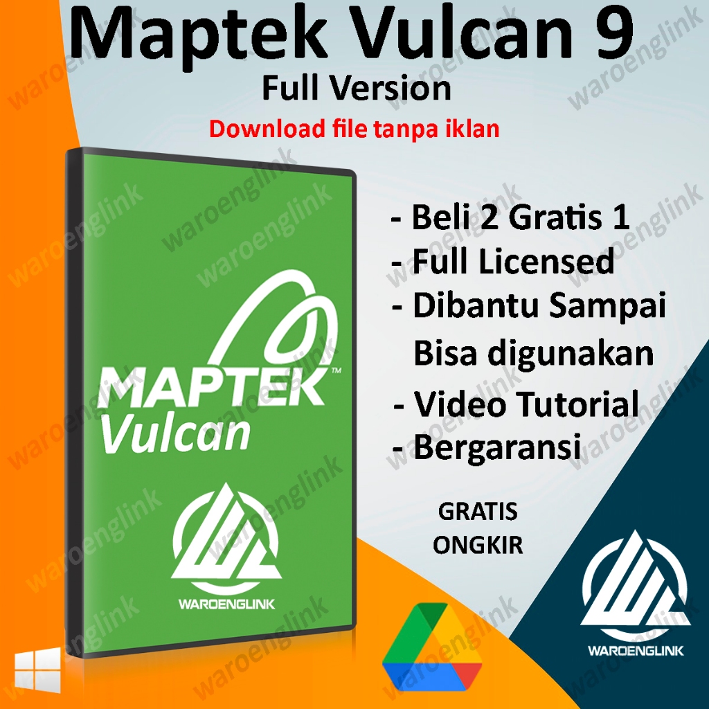 Jual Maptek Vulcan 9 | Video Install | Windows | Full Version | Lifetime | Shopee Indonesia