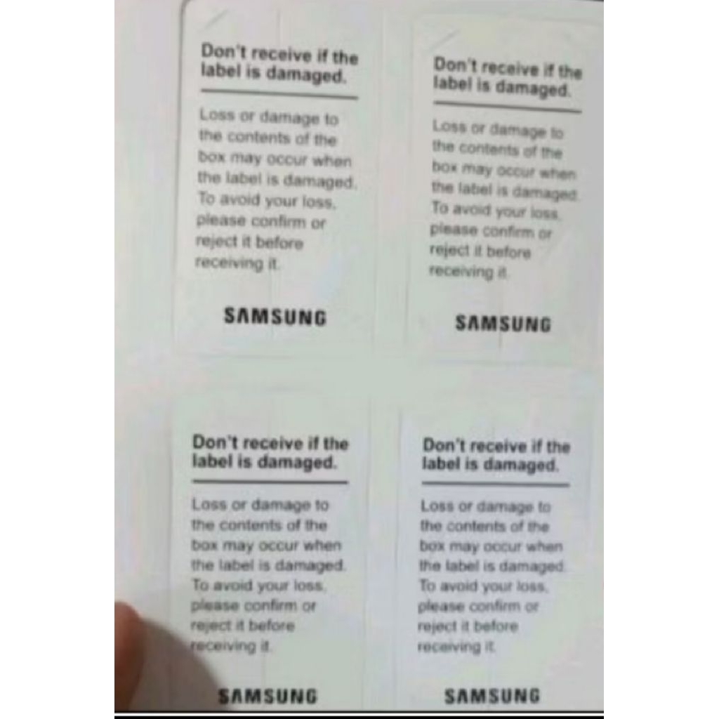 Jual stiker segel samsung per pcs | Shopee Indonesia