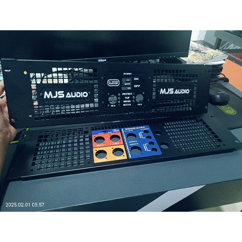 Jual plat power 3u 2ch custom nama +PCB depan | Shopee Indonesia