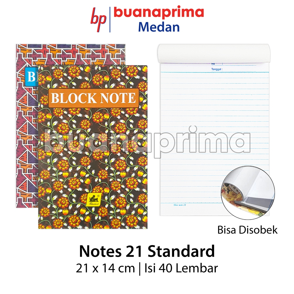 Jual NOTES 21 STANDARD A5 Buku Notebook Seminar Pad Notepad Bloc Note ...