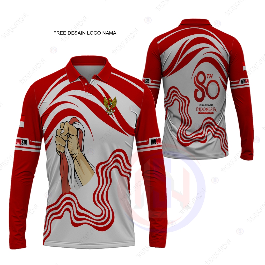 Jual Baju Kaos 17 Agustus Hut Ri Ke 80 Kaos Polo Panitia Agustus Fullprint Baju 17 Agustus 2025 ...