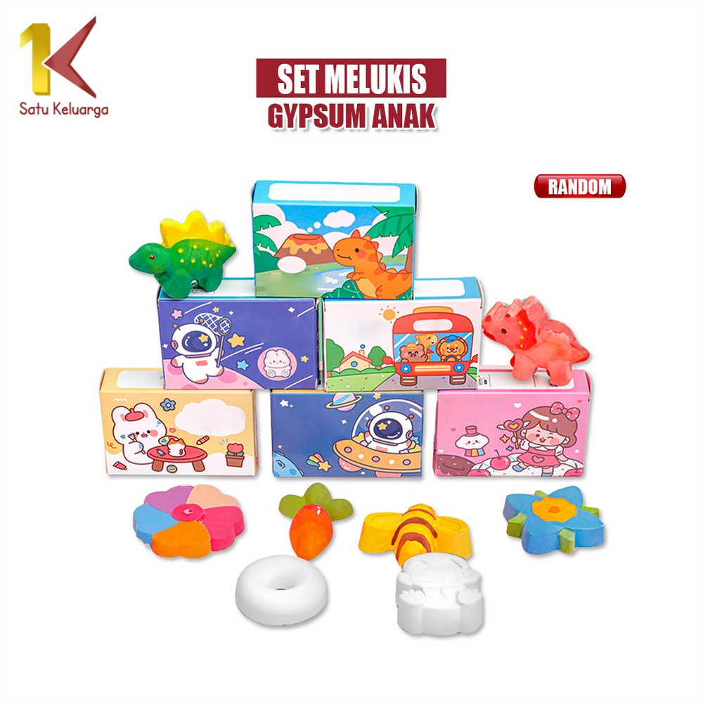 Jual Satu Keluarga Mainan Edukasi Anak Alat Lukis Patung M385 Paint ...