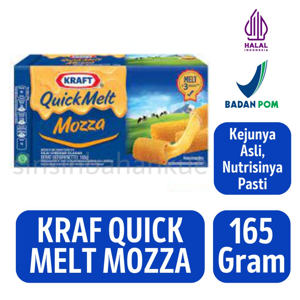 Jual Keju Kraft Quick Melt Mozza [165 Gram] | Shopee Indonesia