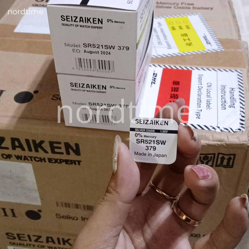 Jual Seizaiken SR521SW / 379 / SR 521 SW PB Original Baterai Batre ...