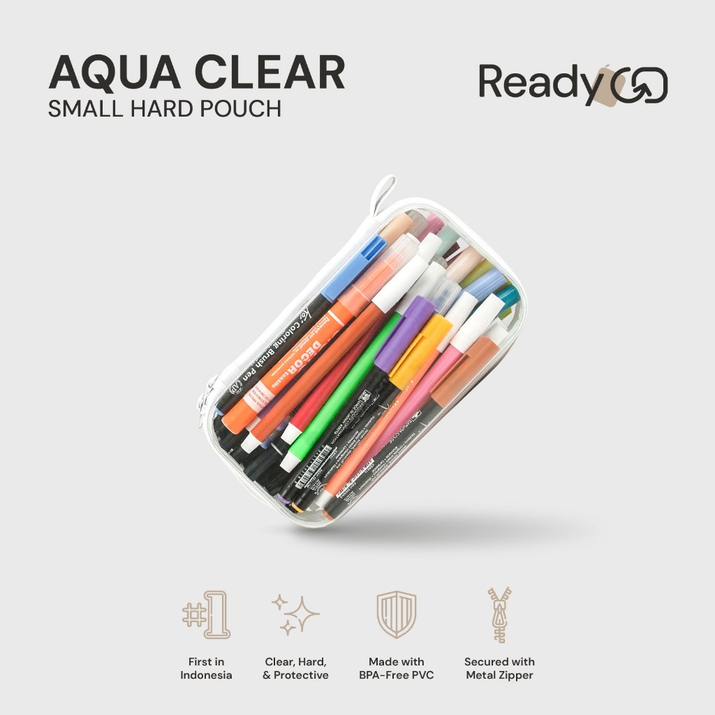 Jual Go Aqua Clear Hard Pouch - Small || Ready Go / organizer ...