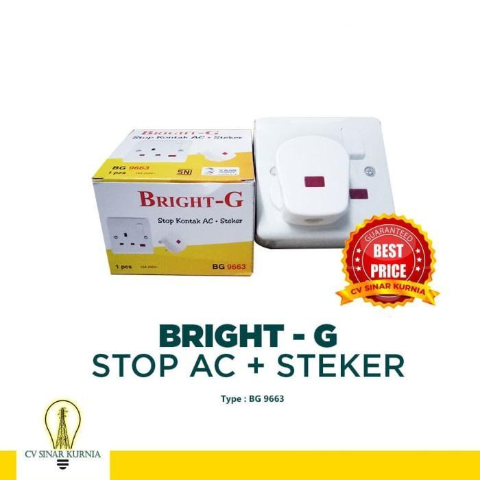 Jual Colokan AC / Stop Kontak AC / Stop Kontak Bright G AC Komplit OB ...