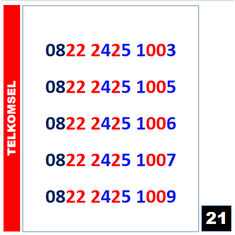 Jual Nomer Cantik Telkomsel Simpati Kartu Perdana Sakti 10 11 12 Digit Kuarted Panca Hexa Sapta ...