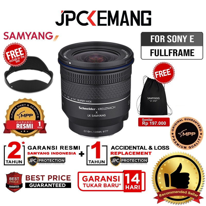 Jual Samyang AF 14-24mm f2.8 for Sony FE FullFrame Lens Samyang AF 14-24 f/2.8 Garansi Resmi ...