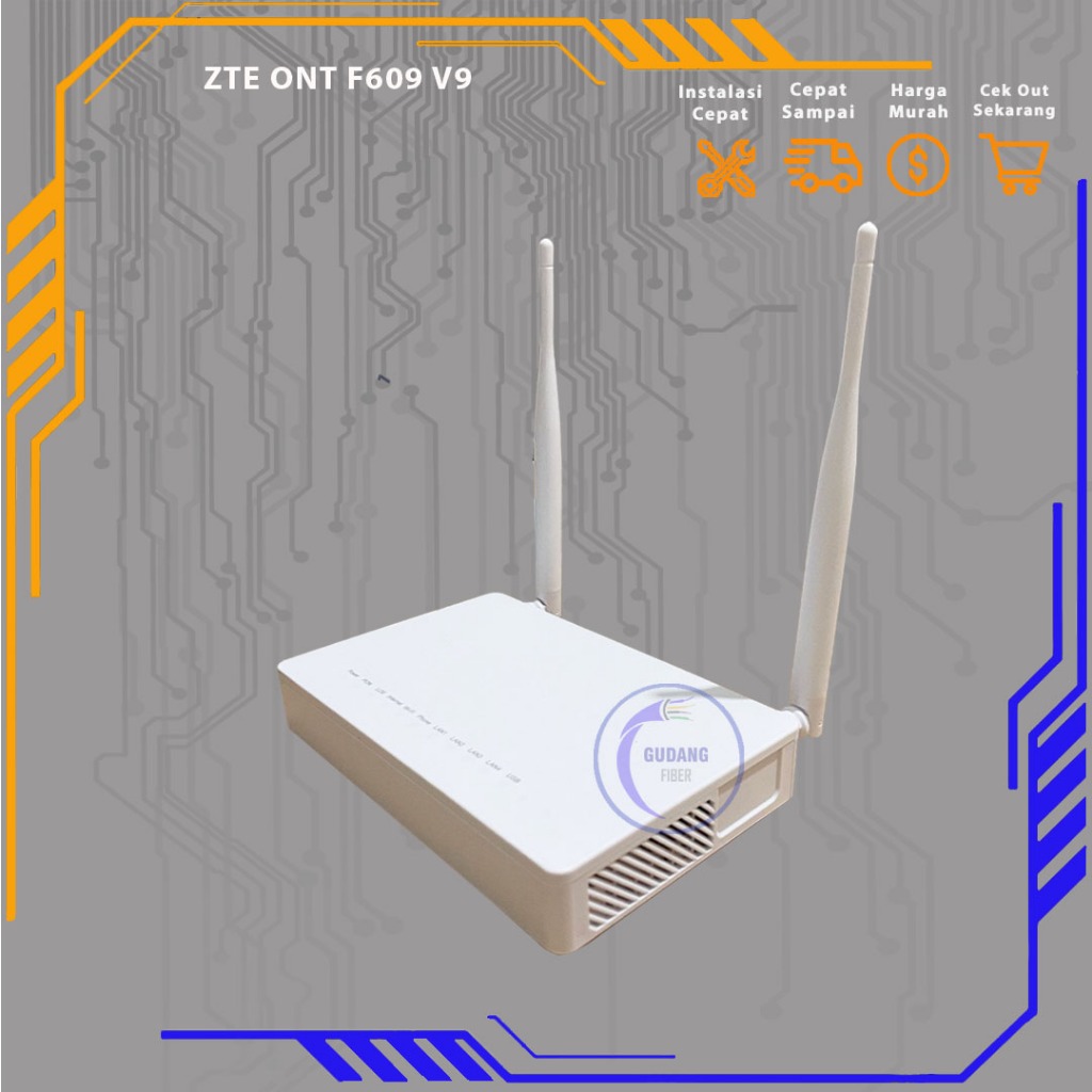 Jual ZTE ONT F609 V9 ORIGINAL- ZTE ONT F660 V8 GPON Router Zte Wireless Modem Wifi F609 | Shopee ...