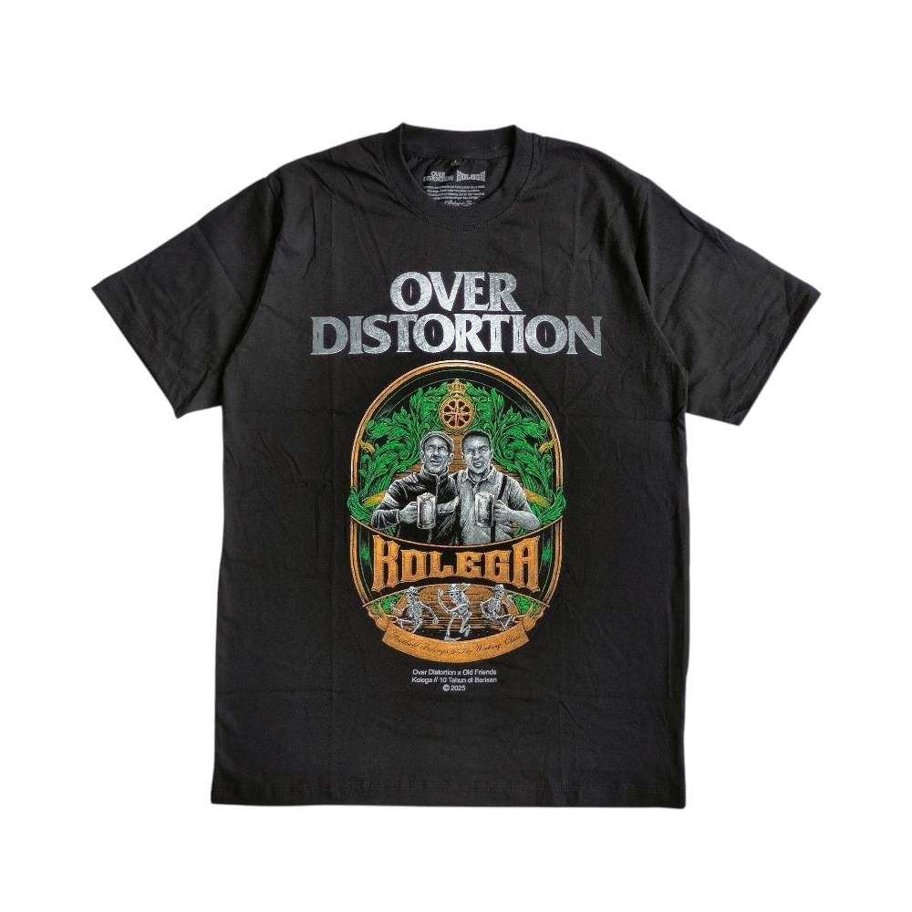 Jual TSHIRT OVER DISTORTION X OLD FRIENDS - KOLEGA | Shopee Indonesia