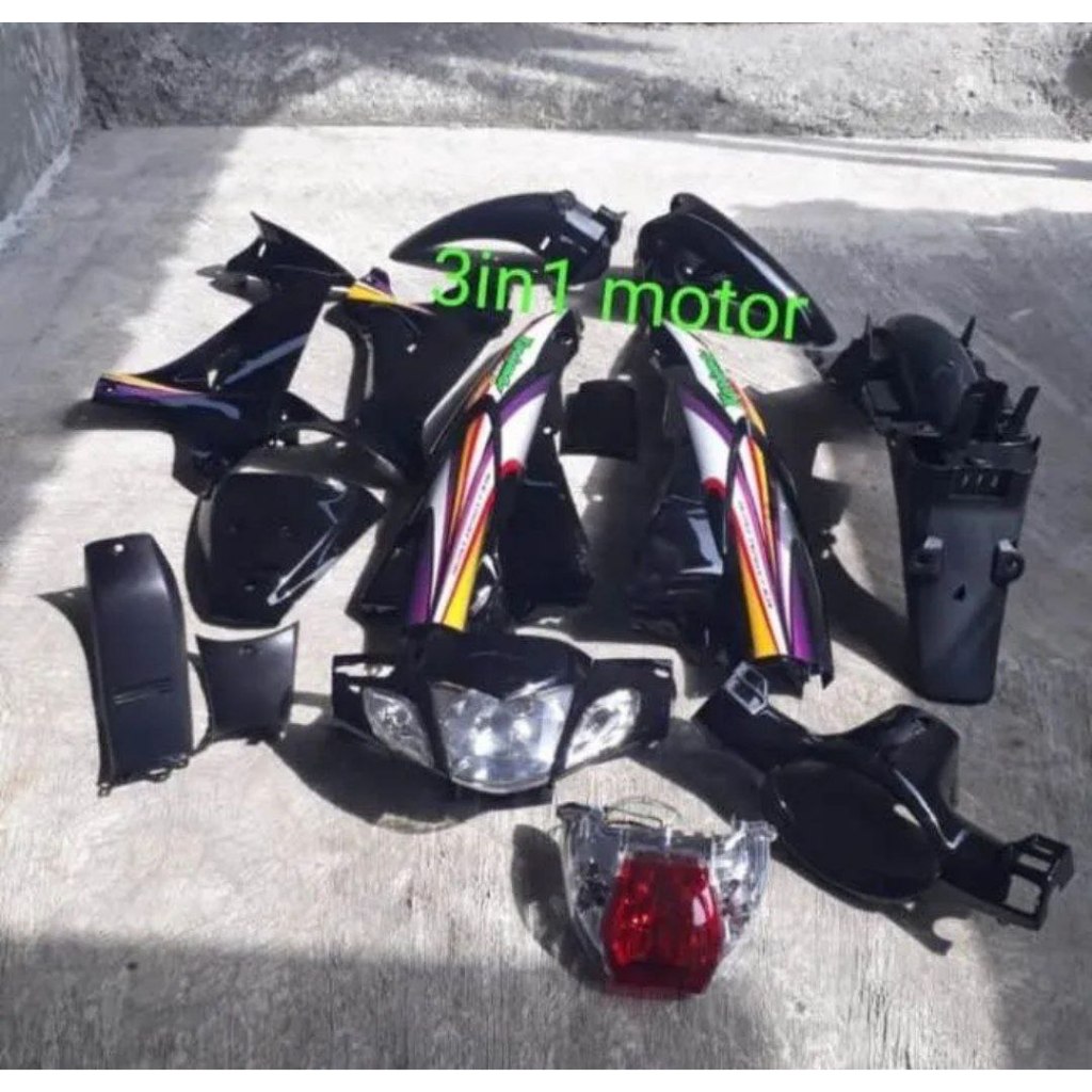 Jual Full body Honda Karisma X 125 /125D Komplit Hitam | Shopee Indonesia