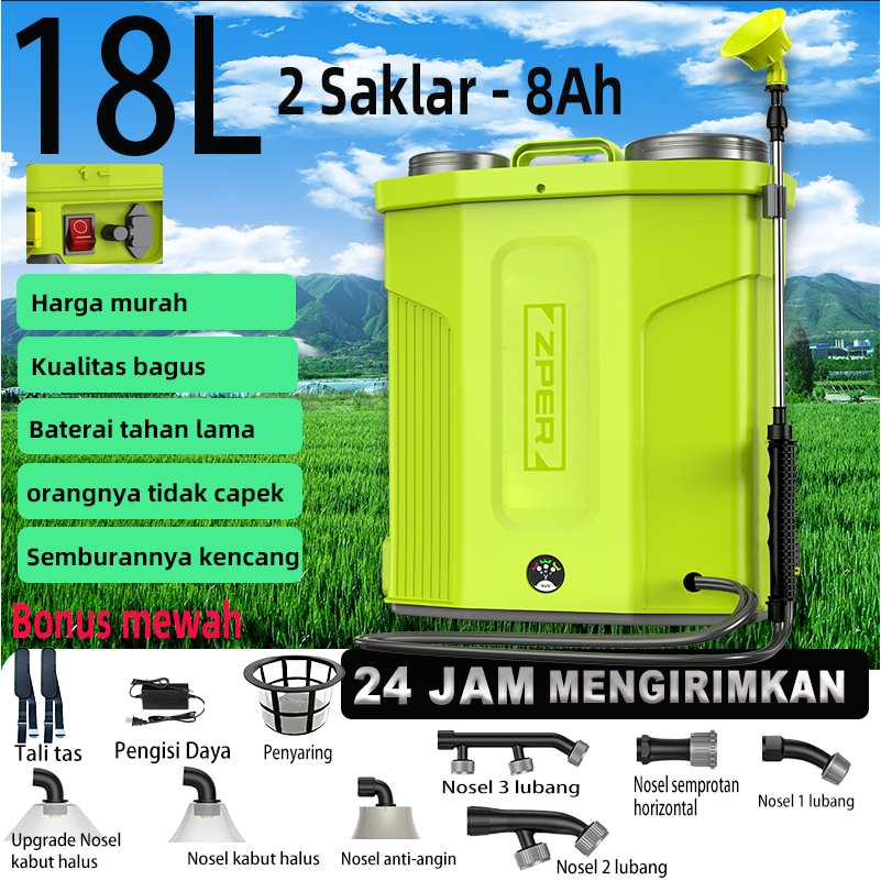 Jual [ZPER]Alat Semprot Tangki Sprayer Manual 18 Liter Alat Semprotan ...