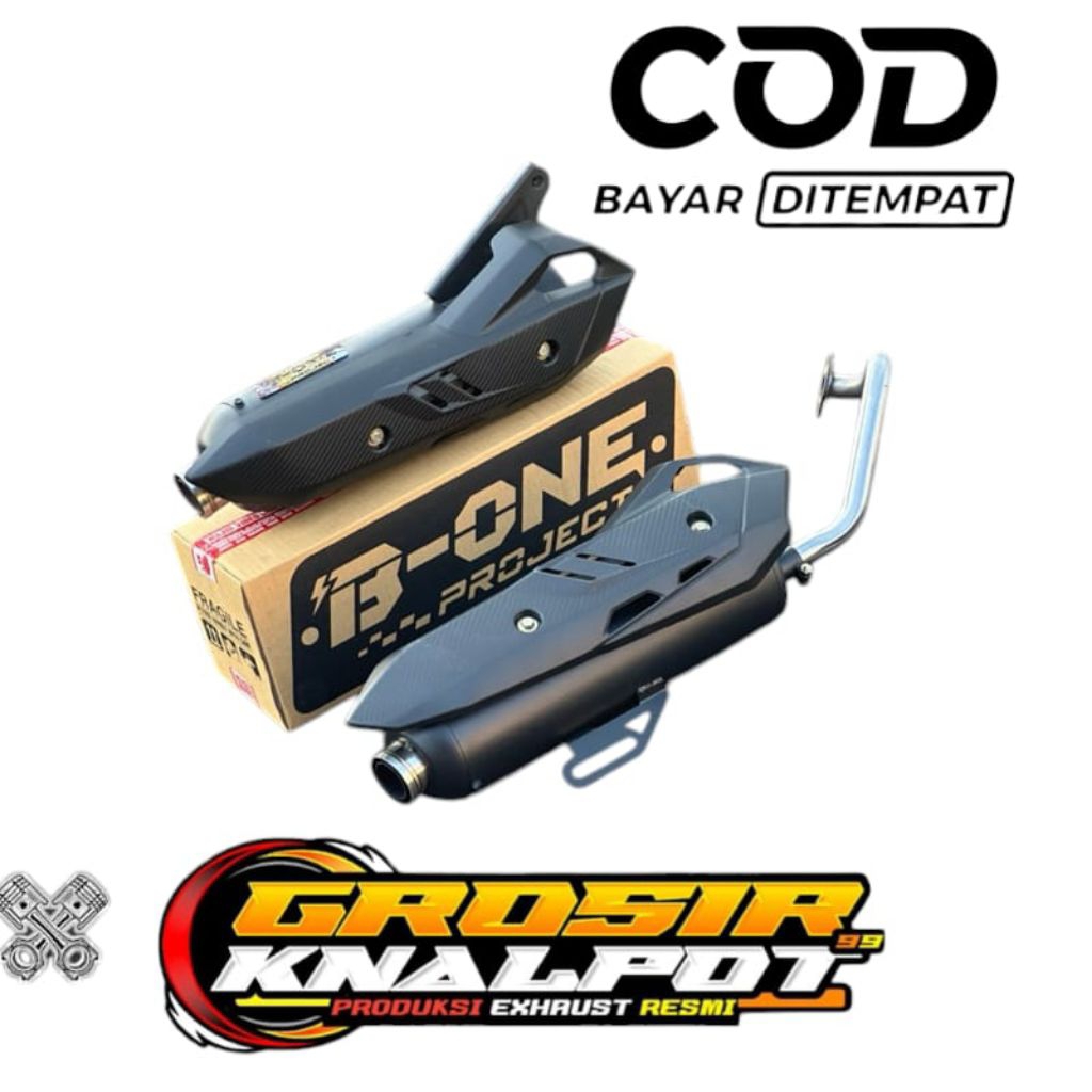 Jual Knalpot moncong Shinjiro B-ONE project Variasi full system ALL ...