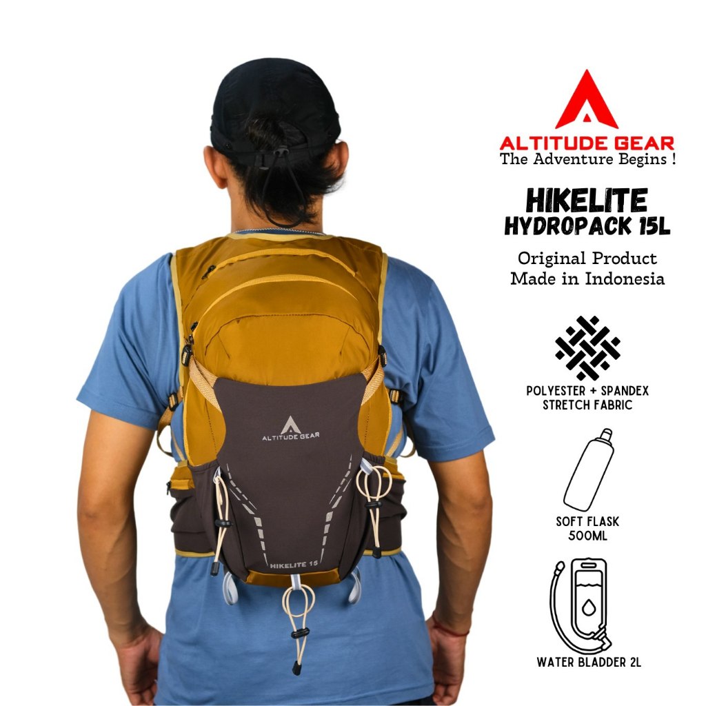 Jual Altitude Gear HikeLite 15L Hydropack Tas Trail Running Ultralight | Shopee Indonesia