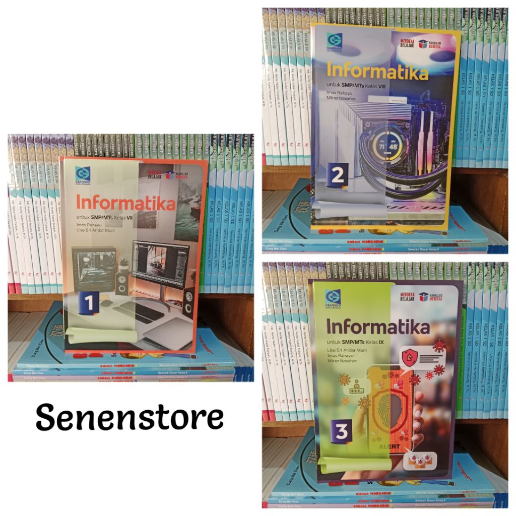 Jual Buku INFORMATIKA Kelas 7/VII 8/VIII 9/IX SMP Merdeka Revisi 2025 GRAFINDO | Shopee Indonesia