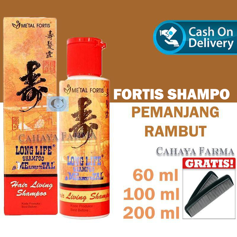 Jual Metal Fortis Shampo Metal Hair Nourishing Long Life Shampoo ...