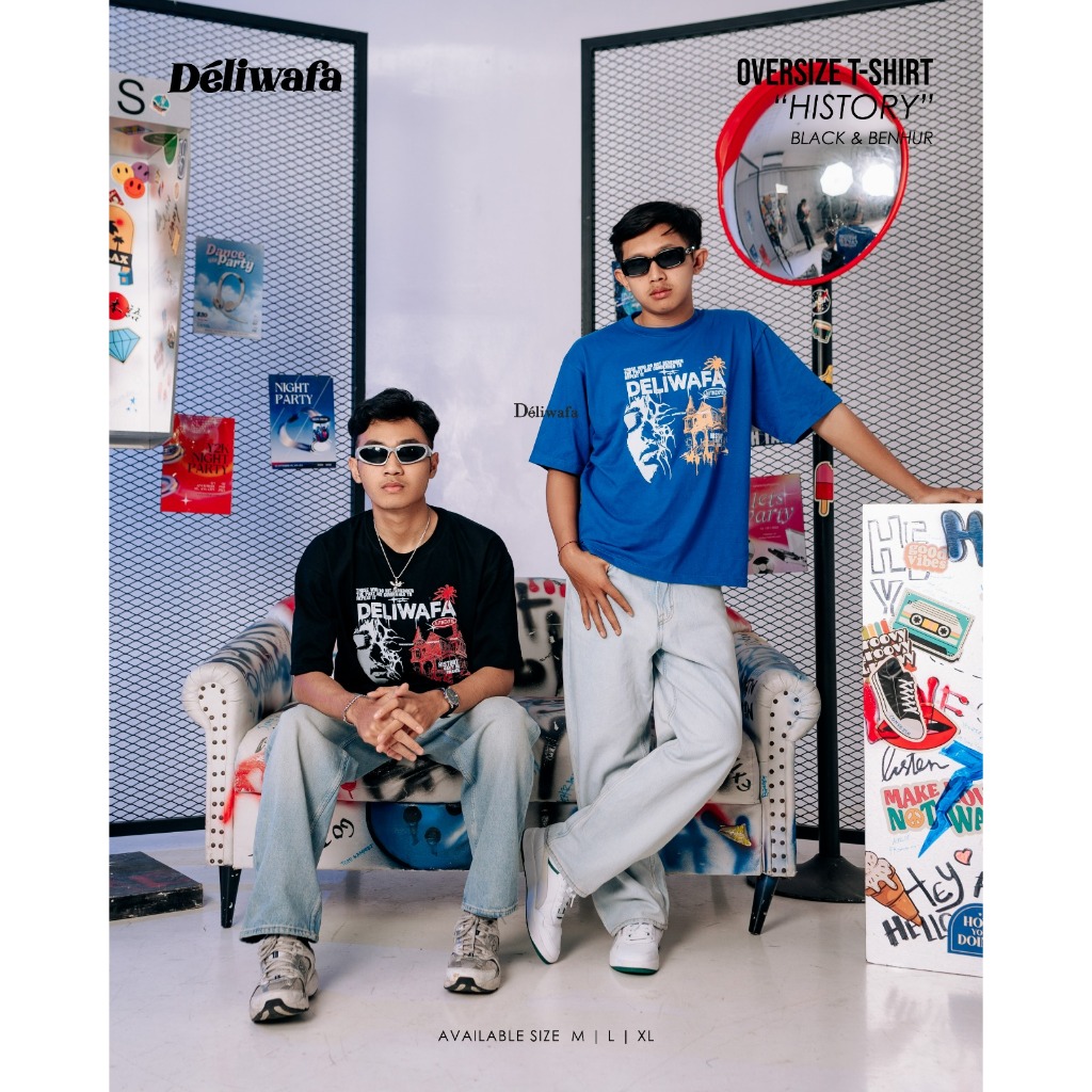 Jual Deliwafa - History | T-Shirt Oversize | Kaos Lengan Pendek | Baju ...