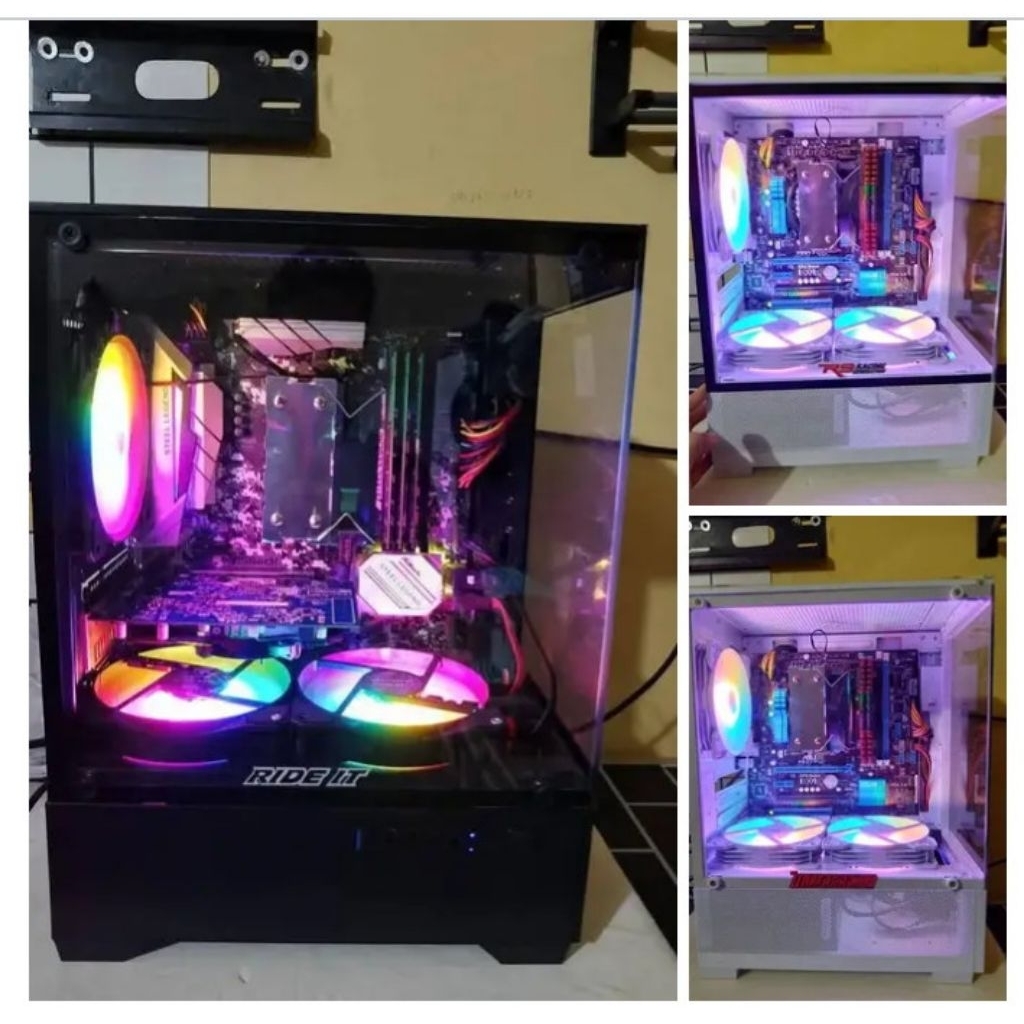 Jual tutup casing pc gaming MERK VURRION GLASIFY M-ATX | Shopee Indonesia